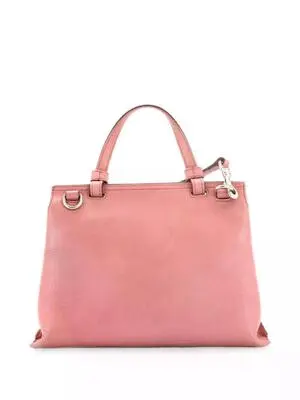 Gucci Bamboo Daily Top Handle Bag Leather Small Satchel