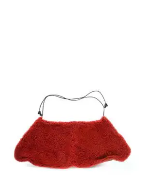 Dsquared2 Faux-fur Drawstring Scarf - Red