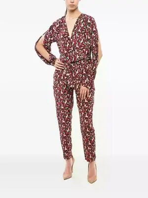 Stella McCartney Blossom Floral-print Silk Jumpsuit