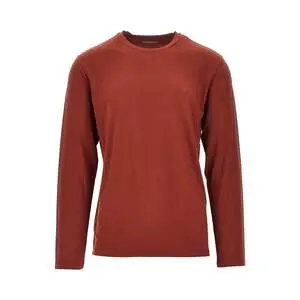 EA BODYWEAR Tretch Jerey T-hirt With Eagle Embroidery - Red