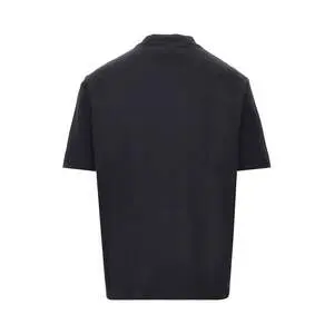 Emporio Armani Jerey T-hirt With Logo Patch