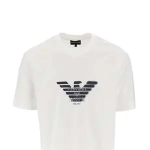 Emporio Armani Jerey T-hirt With Logo Print