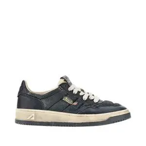 AUTRY Super Vintage Medalist Low-top Sneakers - Black