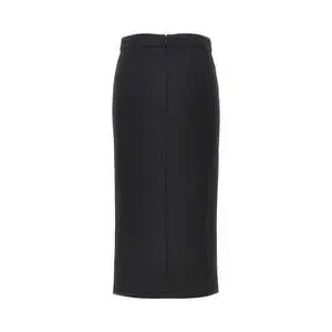 Emporio Armani Viscose-blend Midi Skirt