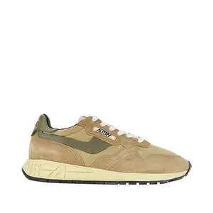 AUTRY AUTRY Reelwind Low Sneakers In Suede And Nylon Beige