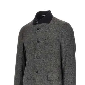 Emporio Armani Mouliné Knitted Jacket