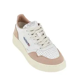 AUTRY Medalist Low Suede And Leather Sneakers