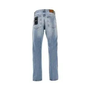 Emporio Armani J101 Denim Jeans With Knee Slits