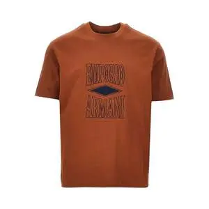 Emporio Armani Jerey T-hirt With Emboed Logo