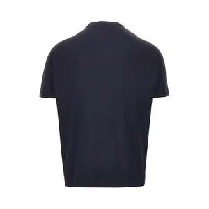 Emporio Armani Tretch Jerey T-hirt With Eagle Embroidery