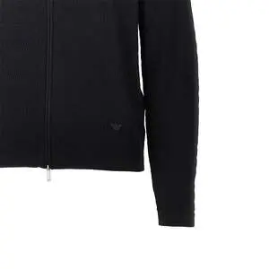 Emporio Armani Virgin Wool Knitted Cardigan