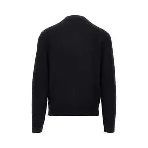 Emporio Armani Virgin Wool Knitted Cardigan