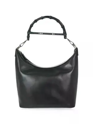 Gucci 1990-2000s Bamboo Shoulder Bag - Black