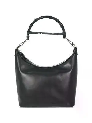 Gucci Bamboo Handle Shoulder Bag - Black