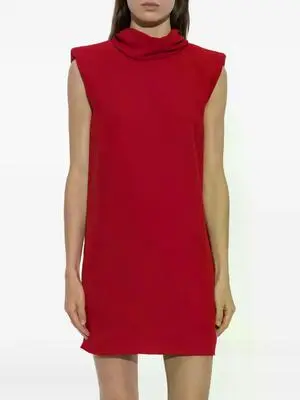 Valentino Garavani Silk High Neck Sleeveless Dress