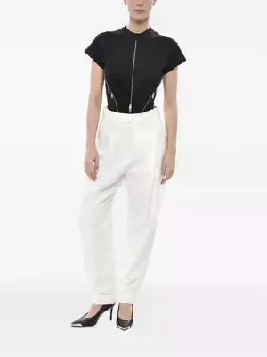 Alexander McQueen Pleated Turn-up Trousers
