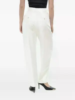 Alexander McQueen Pleated Turn-up Trousers