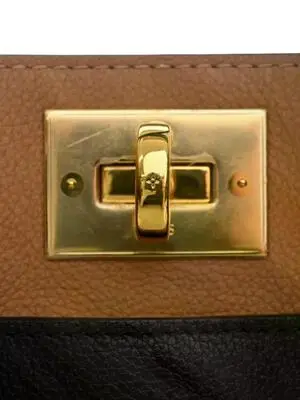 LOUIS VUITTON Monogram Side Mm Satchel - Black