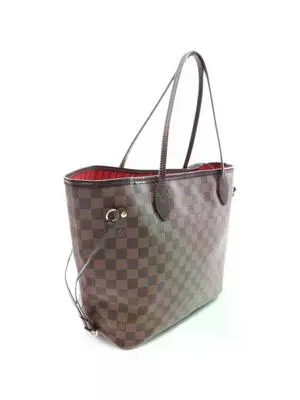 LOUIS VUITTON Damier Ebene Neverfull Mm Tote Bag