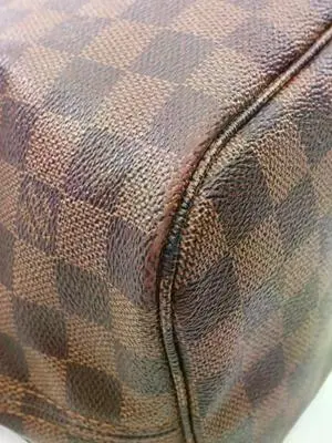 LOUIS VUITTON Damier Ebene Neverfull Mm Tote Bag