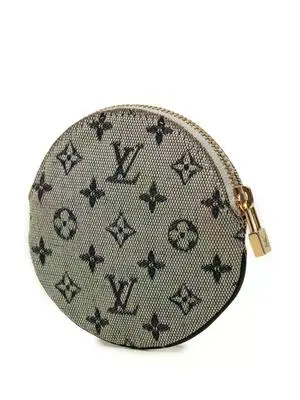LOUIS VUITTON 2005 Monogram Mini Lin Round Purse Coin Pouch