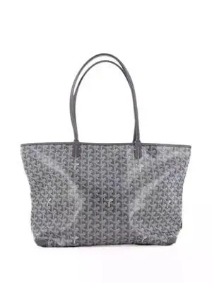 Goyard Artois Tote Coated Canvas Mm Shoulder Bag - Grey