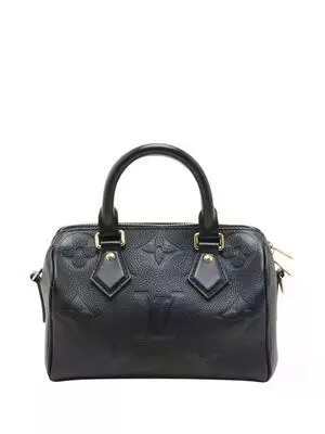 LOUIS VUITTON Monogram Giant Empreinte Speedy Bandouliere 20 Satchel