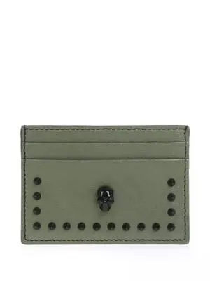 Alexander McQueen Skull Studded Card Holder