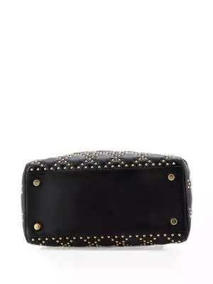 Dior Lady Lambskin Satchel - Black