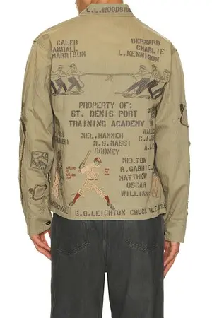 SAMUEL ZELIG Duffle Chore Jacket In Green
