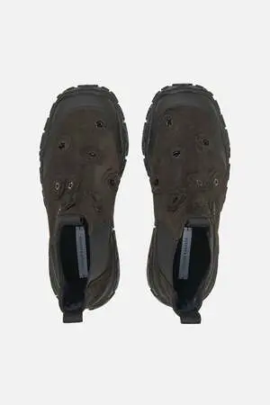 Cecilie Bahnsen Suede Chelsea Boots With Floral Detailing