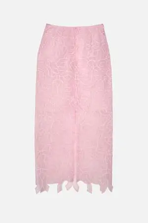 Cecilie Bahnsen Skirt With Bow Embroidery