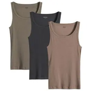 SKIMS Cotton Rib Tank 3-pack