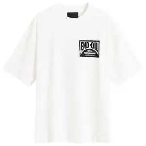 END. Oil T-shirt - Ecru