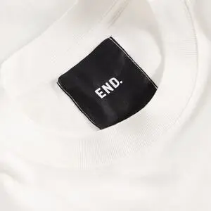 END. Petrol T-shirt - Ecru