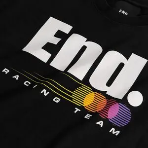 END. Race Team Graphic T-shirt - Black
