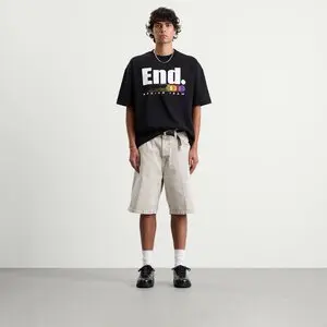 END. Race Team Graphic T-shirt - Black