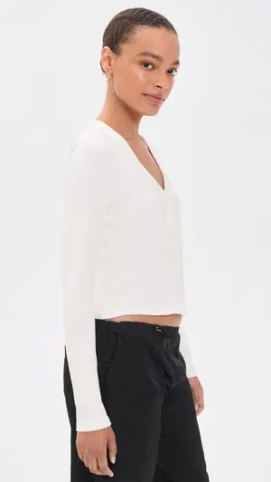 Good American Rib Cardigan