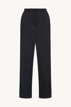 THE ROW Mid-rise Cotton Voile Straight Leg Pants