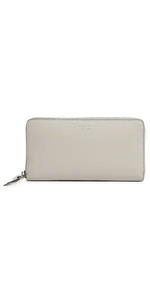 Tory Burch Romy Continental Zip Wallet - Dove Gray