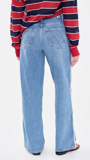 MOTHER The Stripe Resealable Skimp Jeans