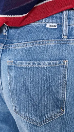 MOTHER The Stripe Resealable Skimp Jeans
