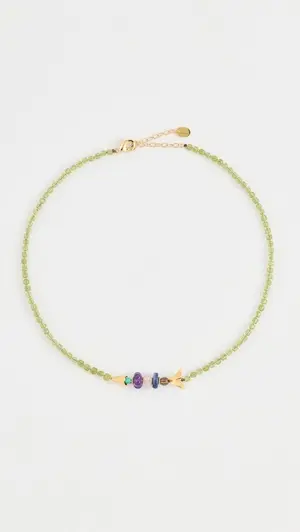 Chan Luu Beaded Necklace With Semi-precious Stones