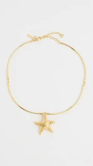 Lele Sadoughi Starfish Collar Necklace