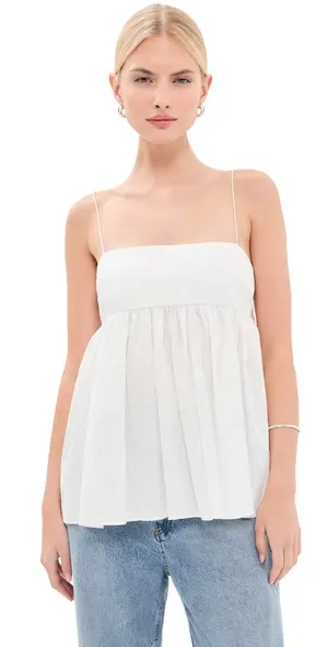 Cecilie Bahnsen Veronica Top - White