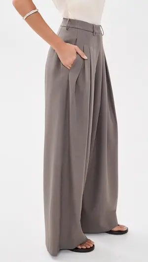 MEIMEIJ Oversized Wide Leg Pleated Pants