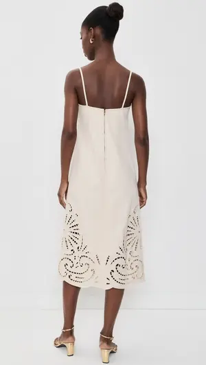 Ulla Johnson The Jane Eyelet Denim Dress