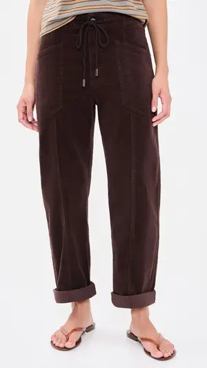 DAZE Villa Corduroy Barrel Pants