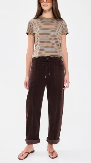DAZE Villa Corduroy Barrel Pants