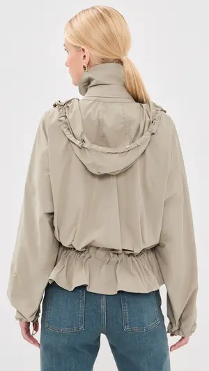 Burberry Lightweight Technical Weave Rosewin Jacket
